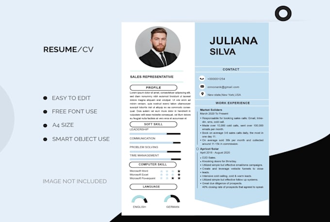 Design rewrite professional modern resume, executive cv, cover letter ...