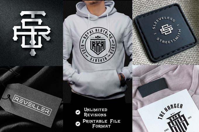 Do Lettermark Urban Streetwear Fashion Monogram Clothing Brand Logo