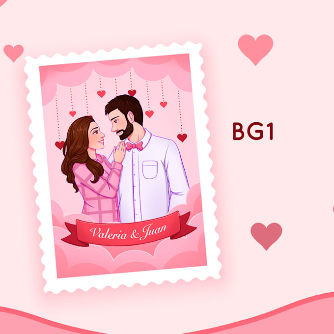 Draw you and your partner for valentines day by Karudraws_pe | Fiverr