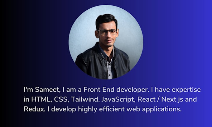 Build Web Application With React Js And Next Js By Sameetdev Fiverr