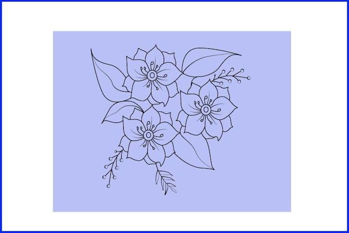 Draw line art illustration botanical and flower beautifully by Launa ...