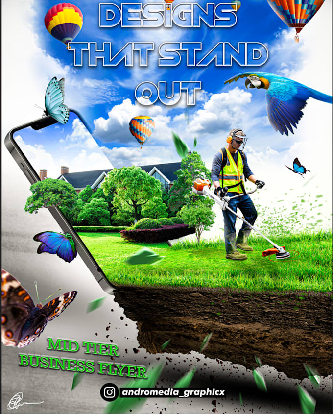 Create a beautiful and attractive flyer for you by Andromediagpx | Fiverr