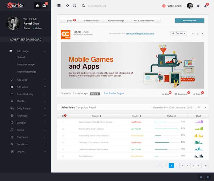 Be your reactjs html css frontend web developer by Anum_ca | Fiverr
