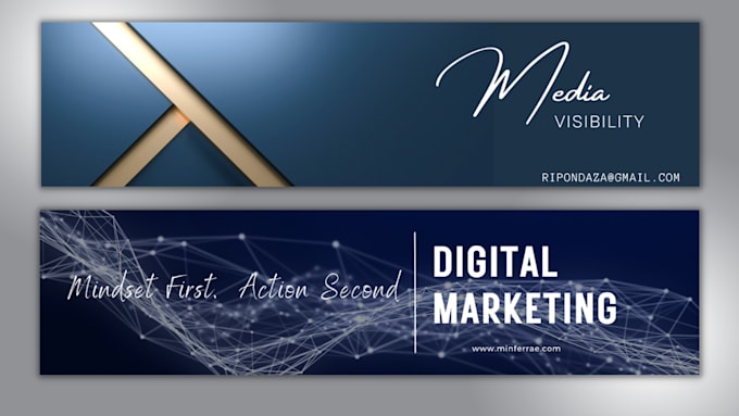 Do a professional banner design for your linkedin business page or ...