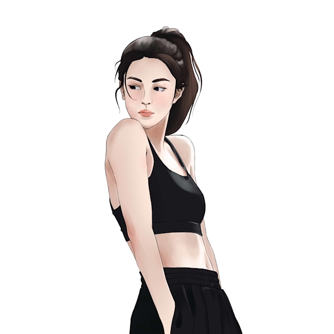 Draw cool webtoon, manga fanart illustration for you by Bagaspra | Fiverr