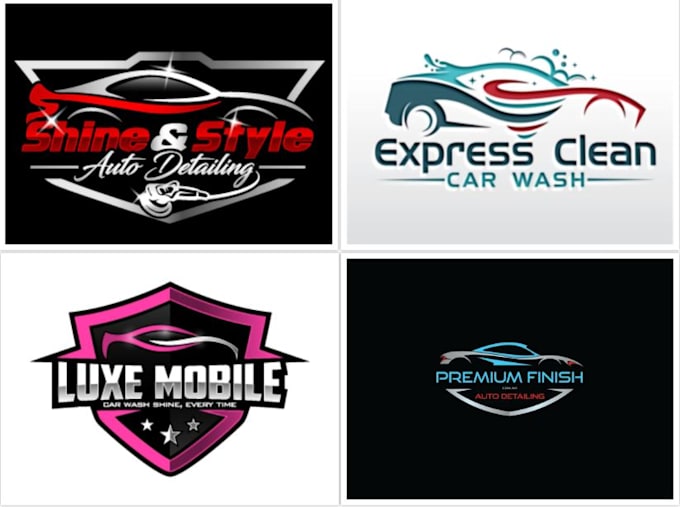 Design high quality automotive, racing, car wash logo with creative ...