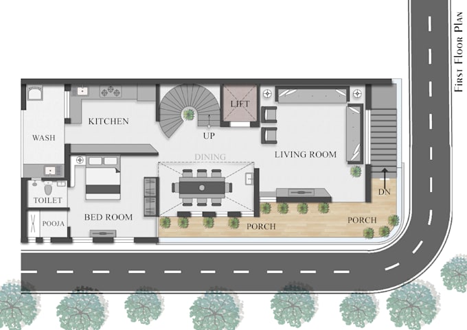Create an architectural concept, floor plan, and design by Ajaybamaniya ...