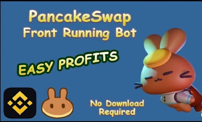Develop pancake swap bot, smart contract,frontrunner bot, uniswapbot ...