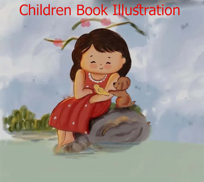 Make children story book, kids illustration, book covers by Monehoiami ...