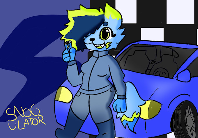 Professionally draw your fursona by Katieken | Fiverr