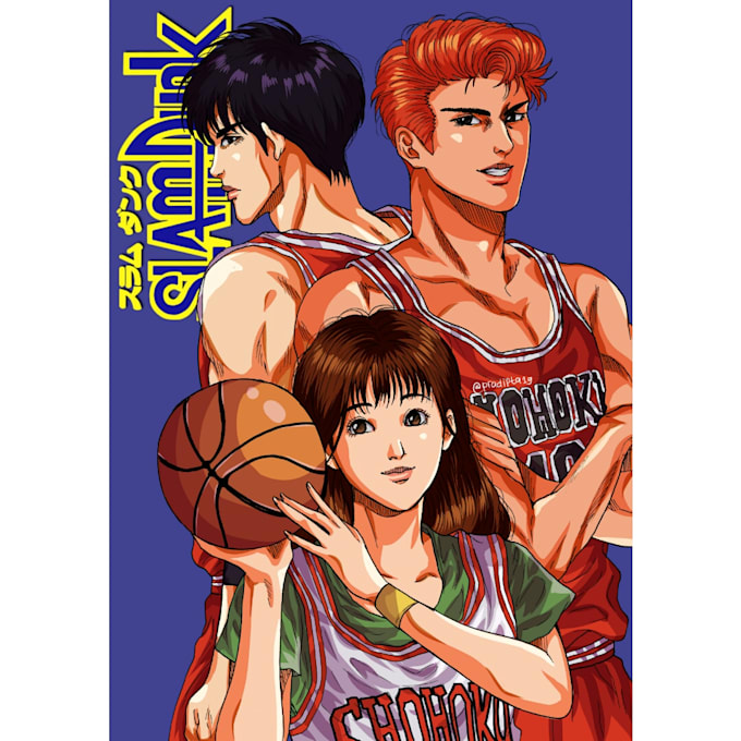 Draw 80s 90s cool shonen anime style illustration by Apradipta | Fiverr