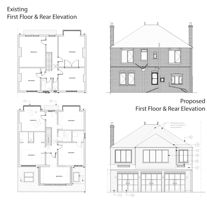 Draw your architectural floor plan, elevations, in autocad by Adilrajput476 | Fiverr