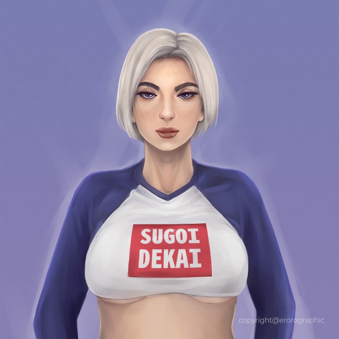 Draw Girl Anime Fan Art Original Character Nsfw Sfw By Erorographic Fiverr