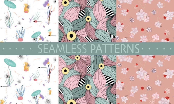 Make a creative seamless pattern design by Allatumasova | Fiverr