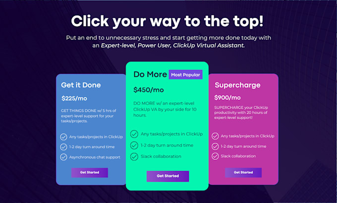 Be your expert level clickup virtual assistant by Clickmastr | Fiverr