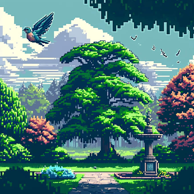Specialize in pixel art, sketching up creative ideas, designing 2d ...