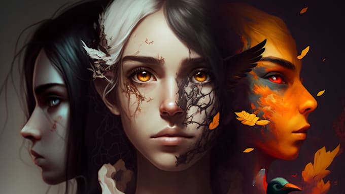 Custom original ai character design for your by Loading002 | Fiverr