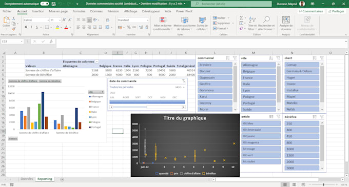 Automate excel google sheets with formulas, charts, pivot tables and macro by Mayeul_ducoeur ...