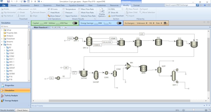 Create your aspen plus simulation by Zeeshanseff | Fiverr