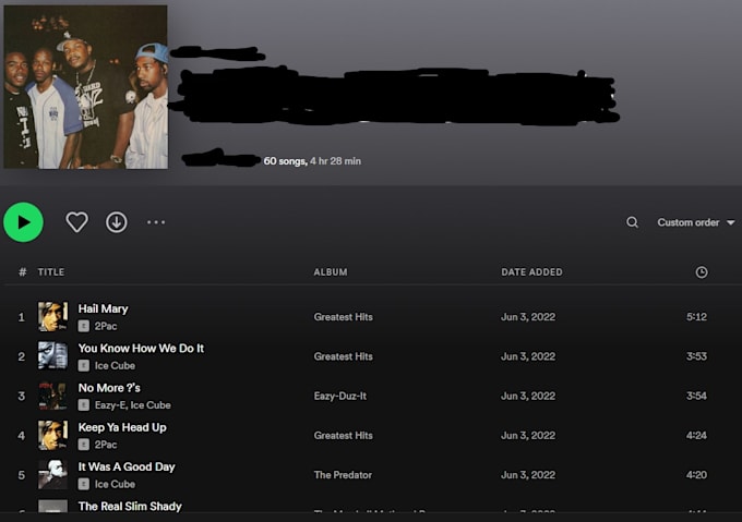 Create a custom spotify playlist based off your music taste by Xzenos ...