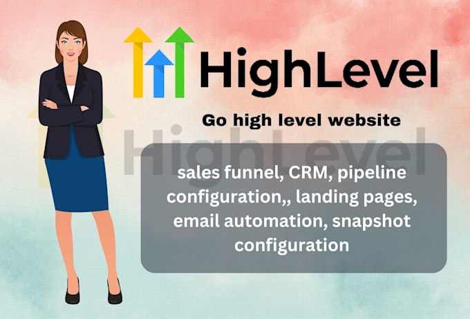 Design go high level website,expert,gohighlevel sales funnel,crm,go ...