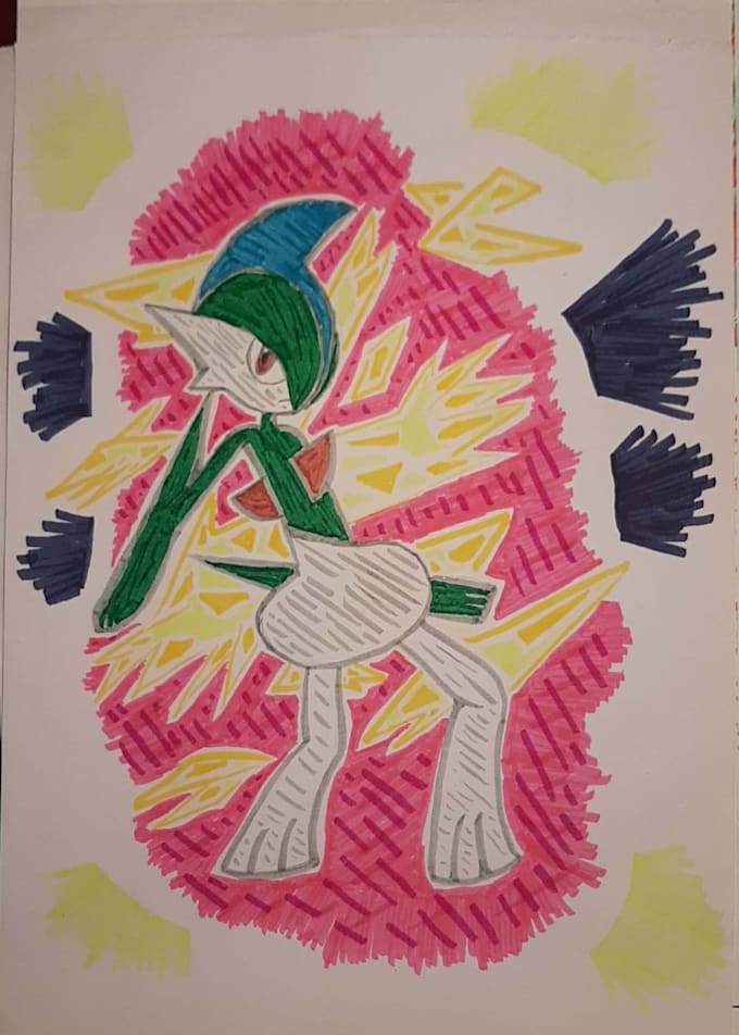 Draw a pokemon of your choice by Karol_russo | Fiverr