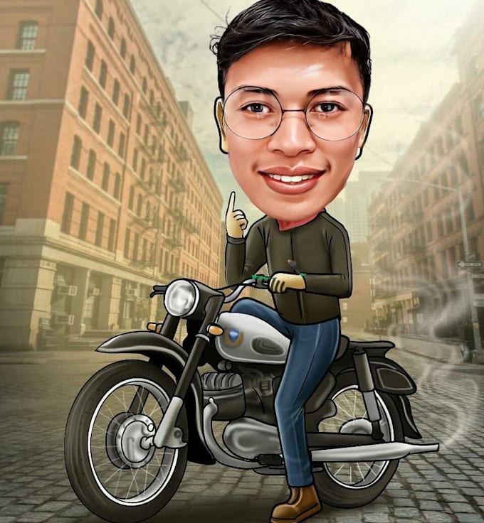 Draw caricature from your fhoto by Iwaart | Fiverr