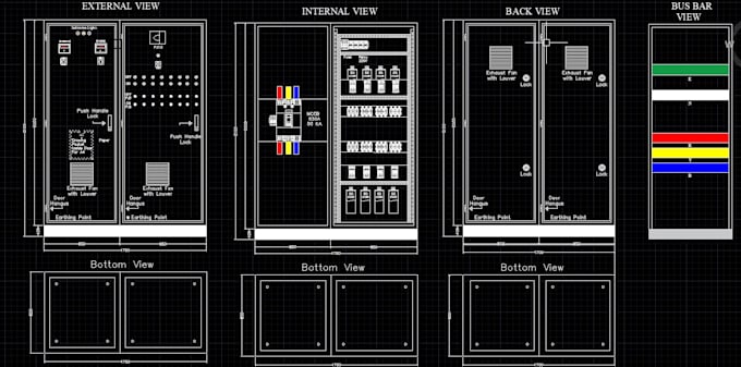 Design lv electrical panels design using autocad by Faranafridi329 | Fiverr