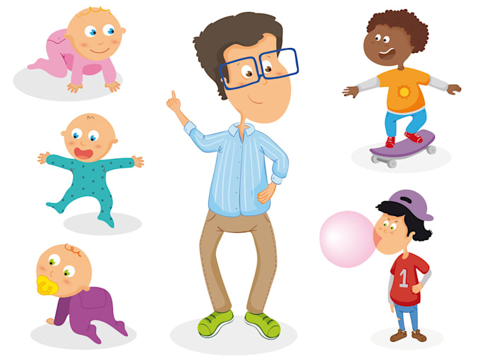 Draw unique vector characters by Celi_illu | Fiverr