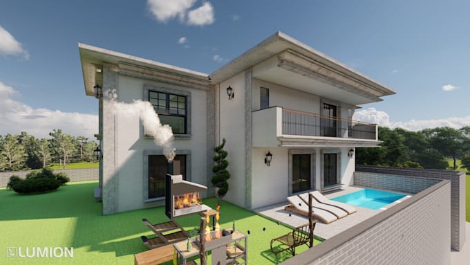 Do architecture 3d modeling and realistic rendering by Nuriiturgut | Fiverr