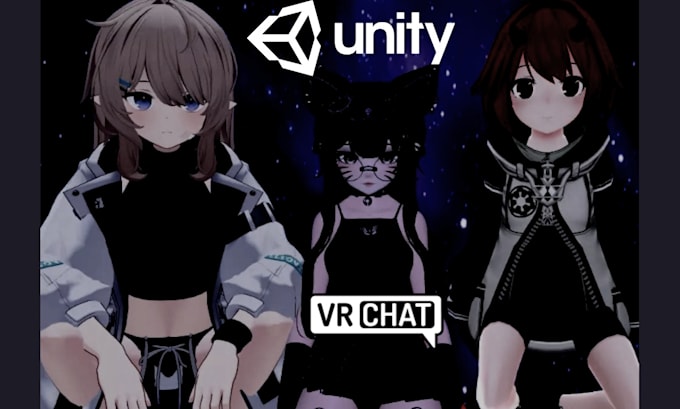 Custom vrchat avatar, vr avatar, vrc avatar, 3d model vtuber for game ...