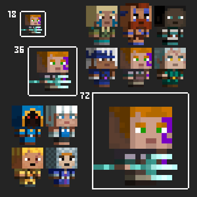 Create custom minecraft sub badges by Solafidemedia | Fiverr