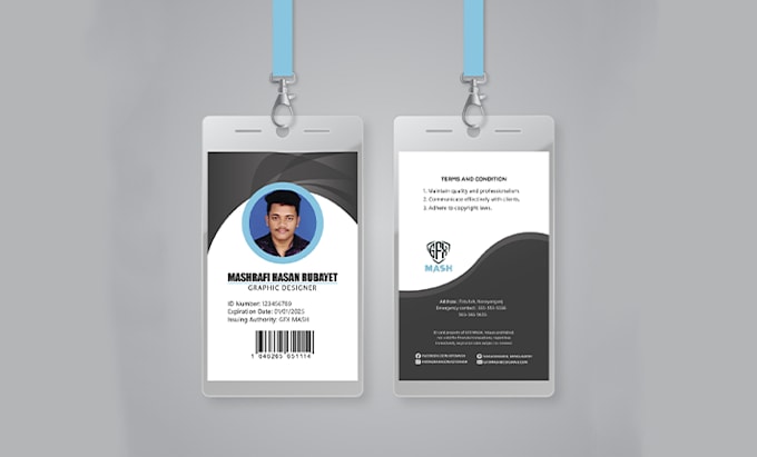 Create professional visual identity design for your brand id card ...