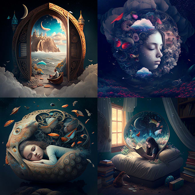 Visualize your dream by creating a detailed art piece by Greenshadow77 | Fiverr