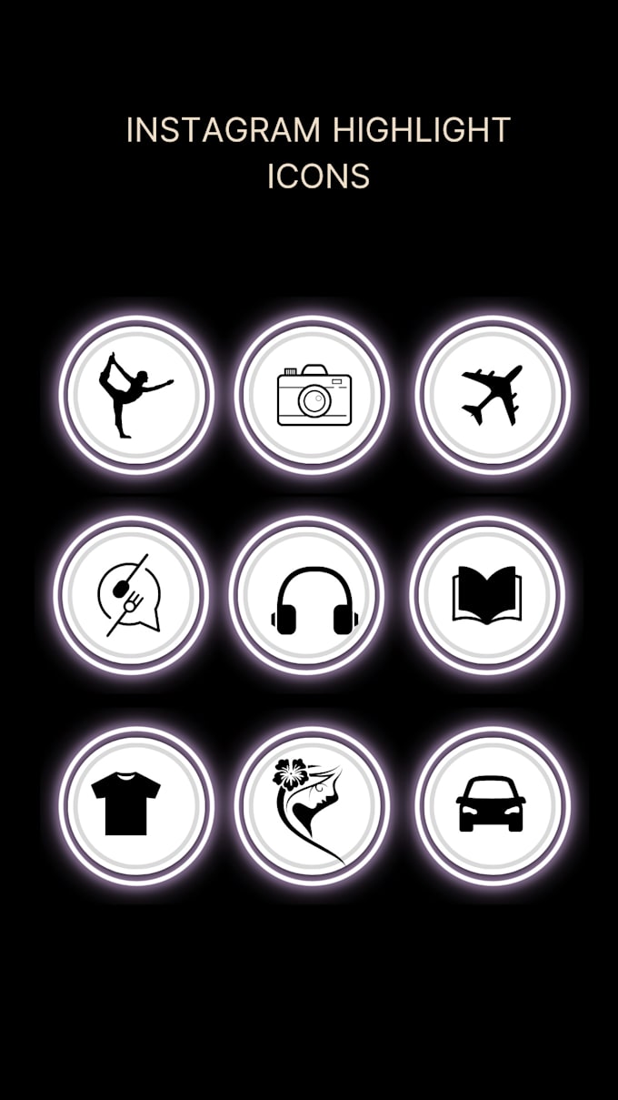 Design professional and creative instagram highlights icons by ...