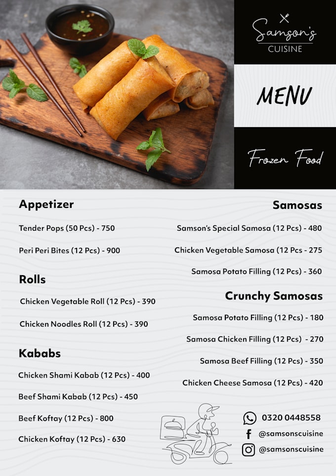Design restaurant menu, food menu, price list and etc, by Abdul ...