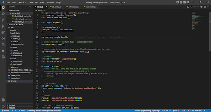 Develop backend for your website using nodejs by Bilal145 | Fiverr