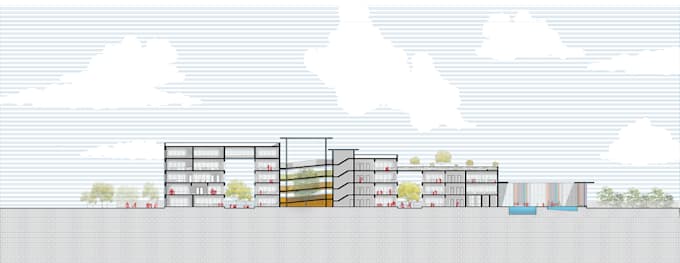 Render architectural plans, elevations or sections with photoshop by ...