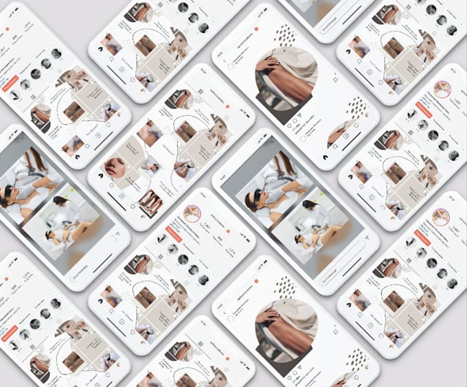 Do visual,feed for instagram page by Moonsun922 | Fiverr