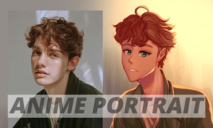 Draw anime headshot portrait profile for you pfp by Rafael_2712 | Fiverr