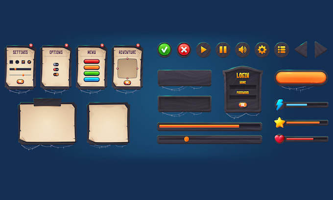 Design stunning game ui, icons and 2d assets for your game by Atiq_qazi ...