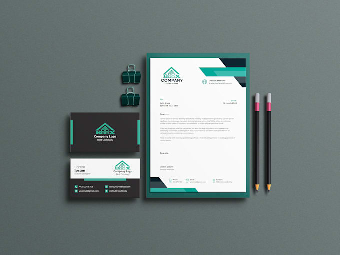 Create eye catching custom letterhead and stationary design by ...