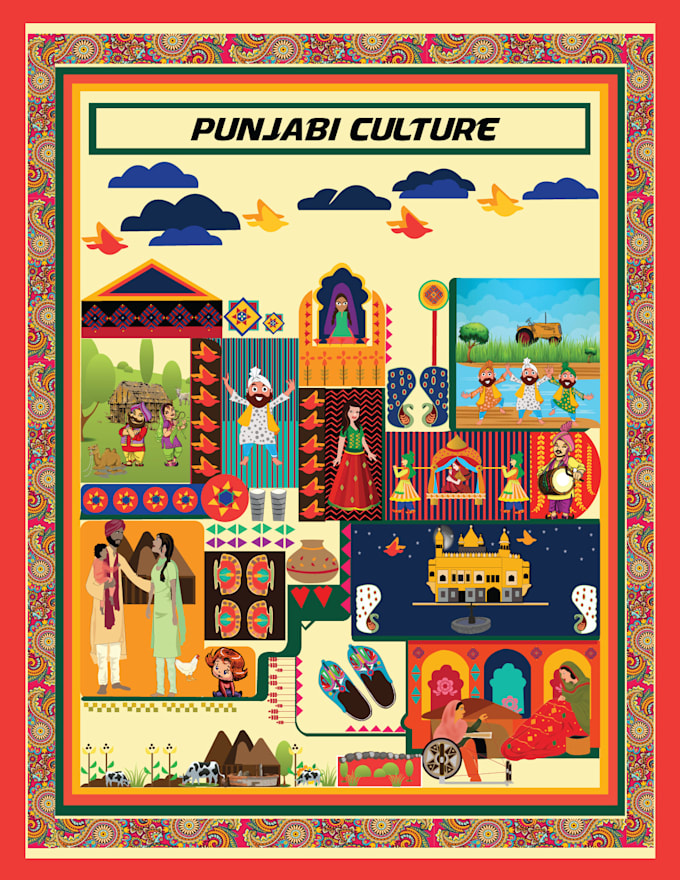 Design 2d unique flat vector illustration by Kunzulfaizan | Fiverr