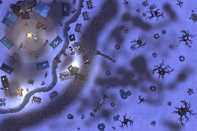 Create your dnd battle map in a day by Hoodedgrotdnd | Fiverr