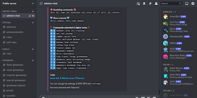 Make you a professional discord server by Unclebedless | Fiverr