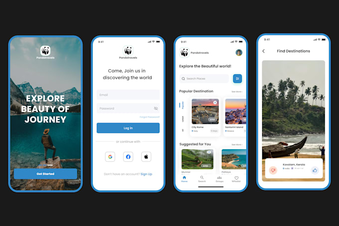 Creative mobile web ui ux design in figma by Geet_saini | Fiverr