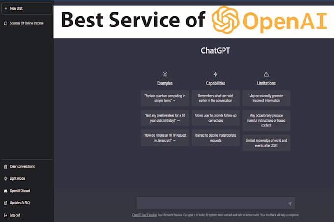 Write best article for you using by chatgpt by Expertdesign71 | Fiverr