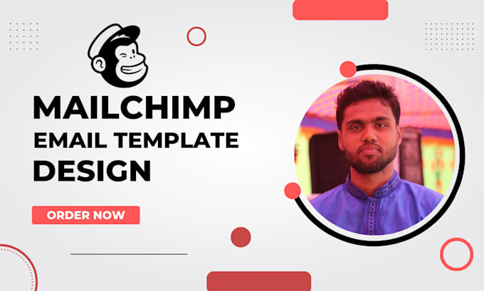 Do mailchimp email template design, landing page and setup campaign by ...