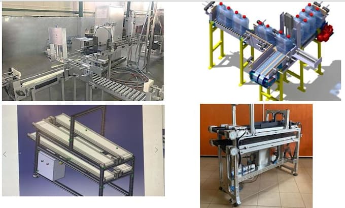 Create 3d design and documentation for functional conveyors by ...