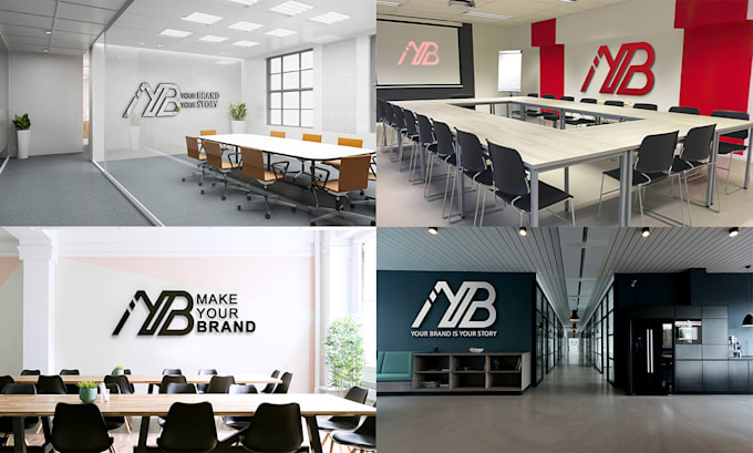 Do professional logo integration on office mockups by Ayoub_juba | Fiverr